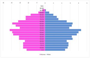 Population Pyramid Chart - Ygraph