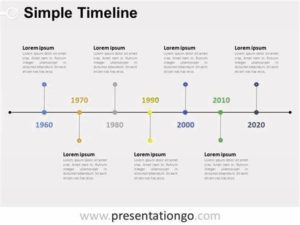 Simple Timeline Template Powerpoint - Ygraph